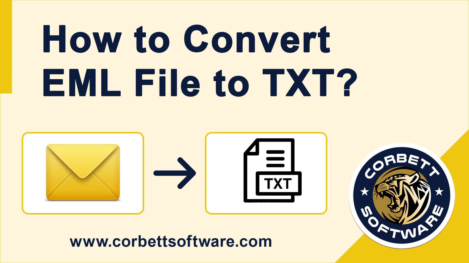 Convert EML To TXT File Format Using EML To TEXT Converter
